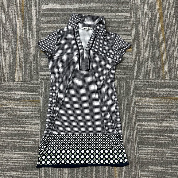 Max Studio | Dresses | Max Studio Black And White Geometric Circle ...